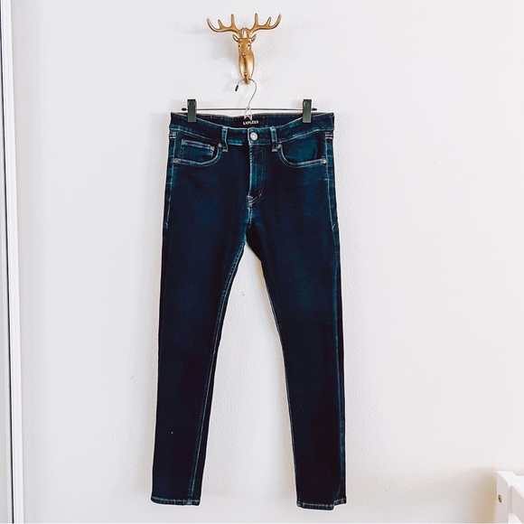 Express | Jeans | Express Mens Dark Blue Denim Hyper Stretch Skinny ...